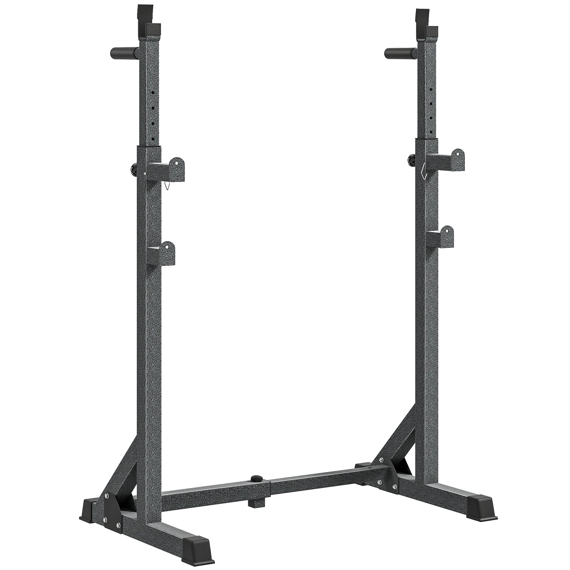 MCL Heavy Duty Barbell Squat Rack, Adjustable and Multifunctional Weig ...